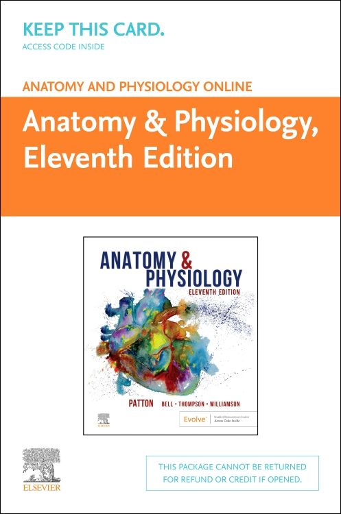 Anatomy and Physiology Online for Anatomy and Ph: 11th edition | Kevin ... Anatomy and Physiology Online for Anatomy and Ph: 11th edition | Kevin ...